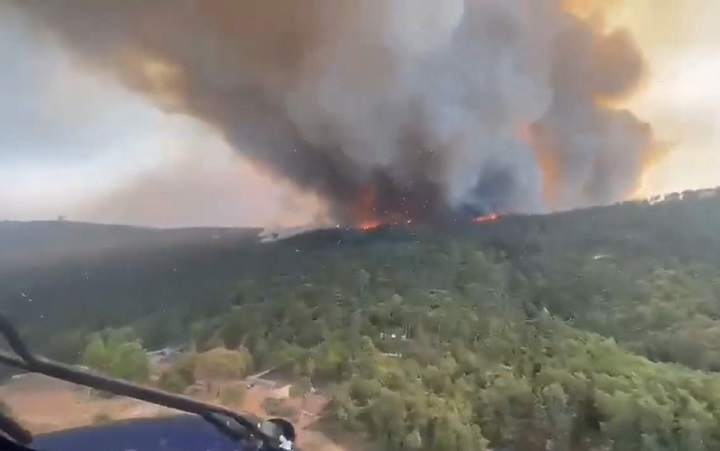 Kako požar u Sloveniji izgleda iz svemira? (FOTO)