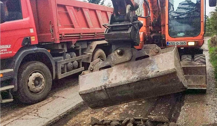 Motike: Sanacija kolovoza na više putnih pravaca