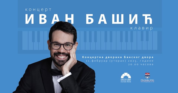 Koncert Ivana Bašića u utorak u Banskom dvoru - Srpskacafe